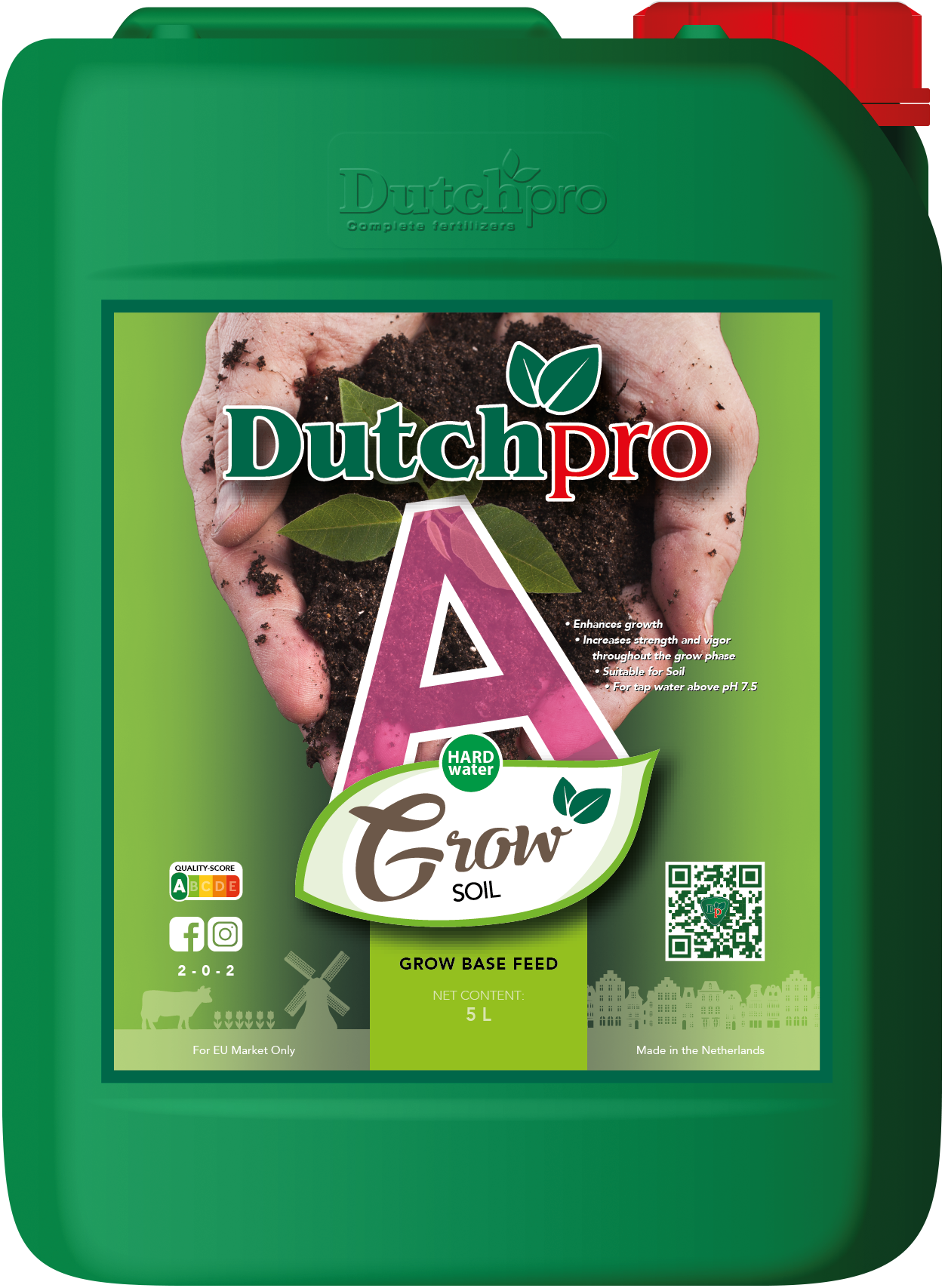 Buy Dutchpro Grow Soil A+B Hard Water from The Cultivators Greenstore ...